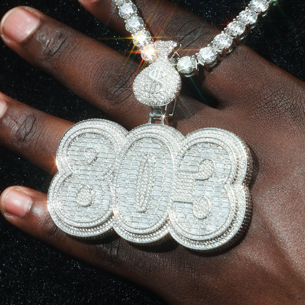 Custom Iced Out Name Necklace Pendant – HeyIce