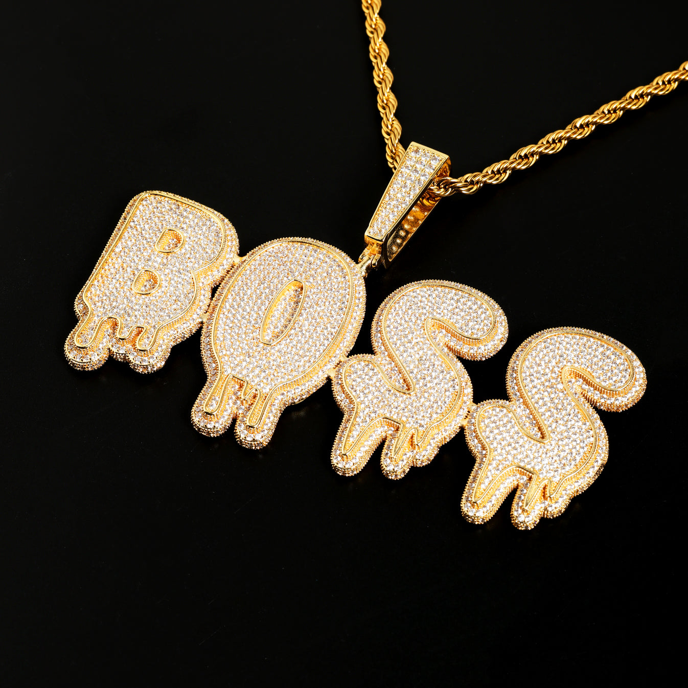 Iced Out Custom Drip Pendant – HeyIce